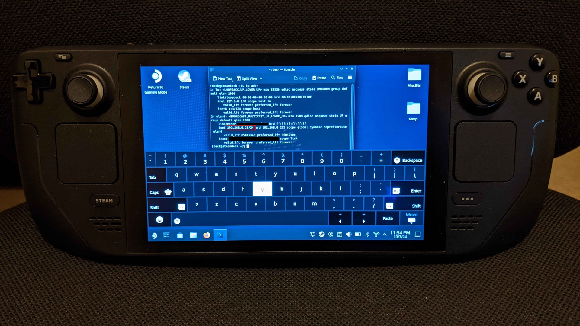 Adventures in SteamDeck Development #1 – Connecting to your deck via ...